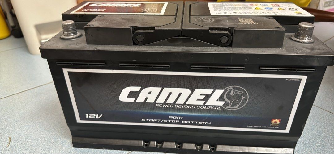 CAMEL AGM DIN100L | DIN100 | LN5 | Car Battery Audi BMW Mercedes Benz ...