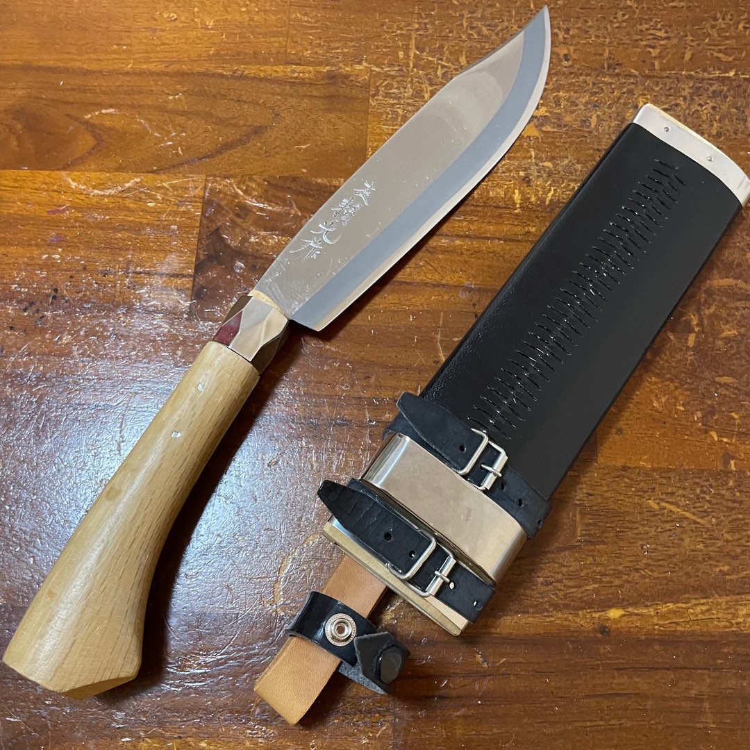 COLLECTABLE Japan Nata Knife 剣鉈 Hand-made in Japan, Sports Equipment ...