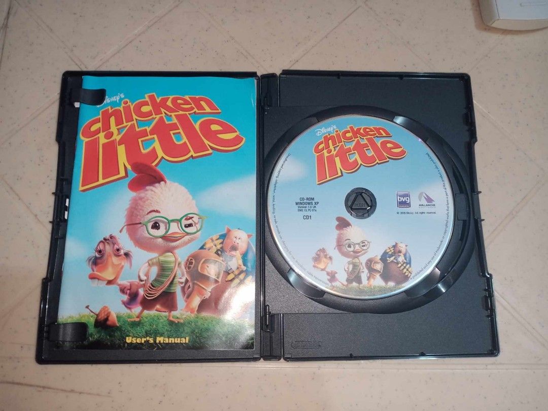 Chicken Little PC CD Disney BVG Games Video Game DVD for Kids Children ...