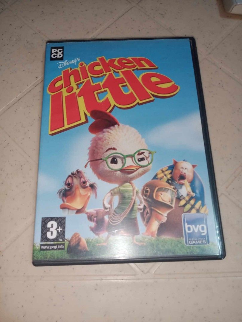 Chicken Little PC CD Disney BVG Games Video Game DVD for Kids Children ...