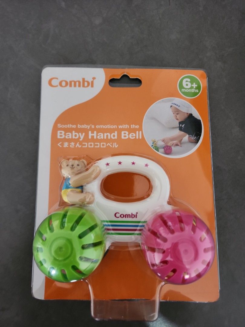 Combi baby hand bell, Babies & Kids, Infant Playtime on Carousell