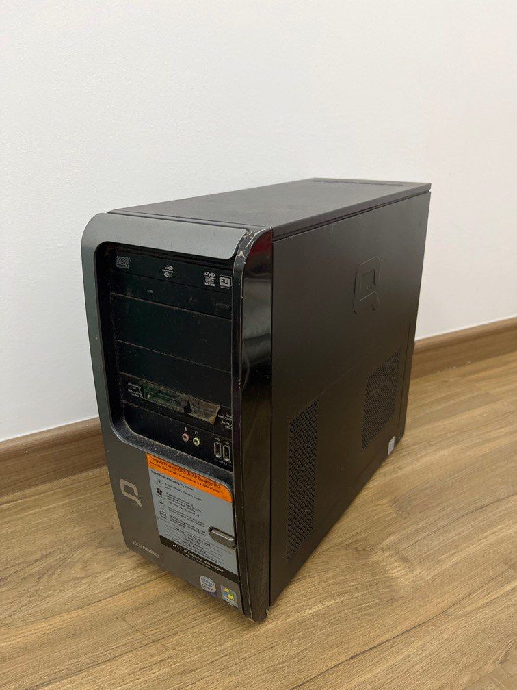 Compac cpu with motherboard and dvd writer, Computers & Tech, Desktops ...