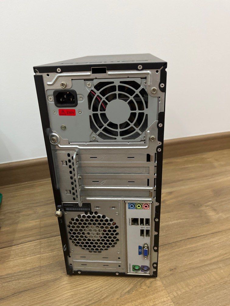 Compac cpu with motherboard and dvd writer, Computers & Tech, Desktops ...