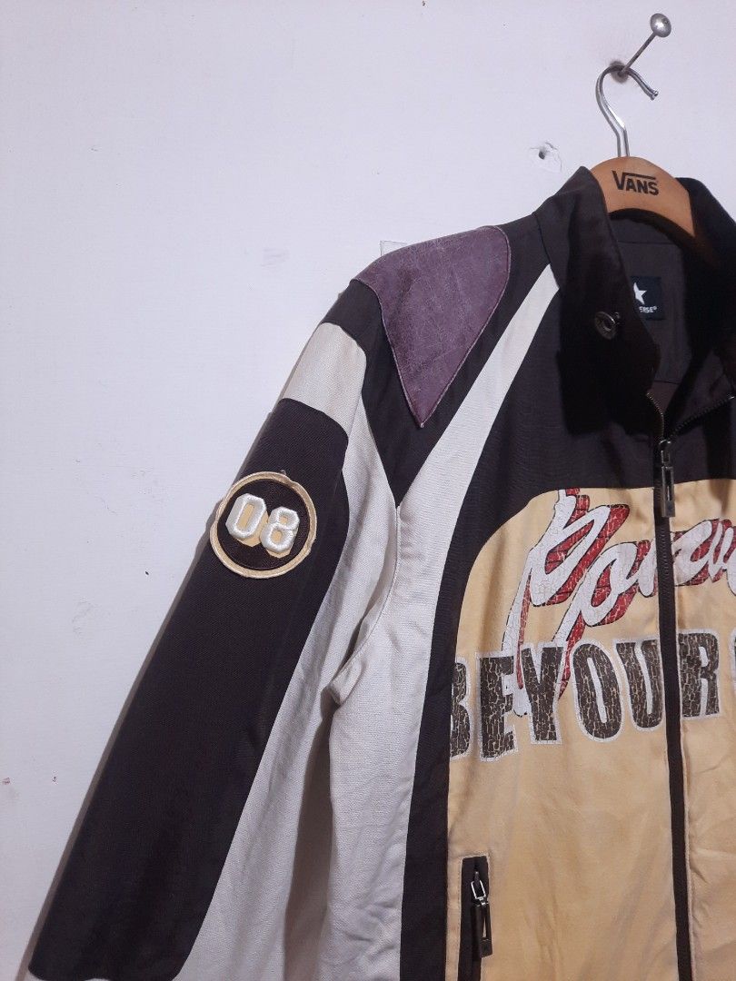 Converse Motorcycle Jacket NOT Yellow Corn Simpson Kushitani, Fesyen ...