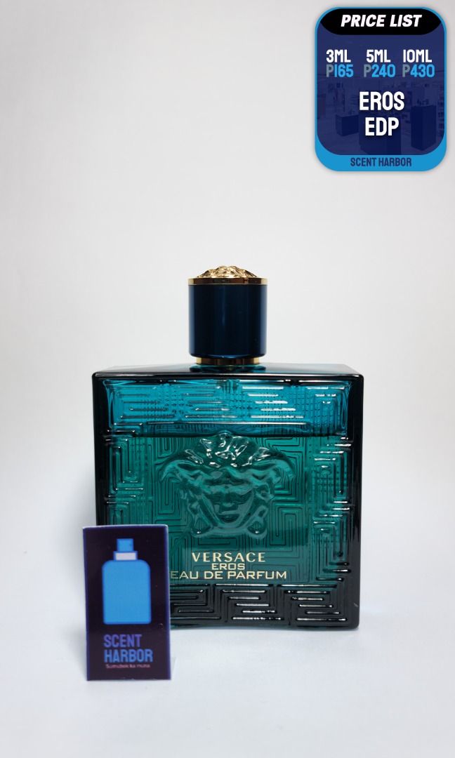 DECANT Versace Eros EDP [3ml, 5ml, 10ml] (NOT FULL BOTTLE), Beauty ...