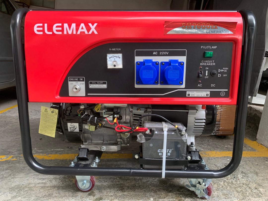 Elemax 發電機 SH7600ex Generator 99%新, 其他, 其他 - Carousell