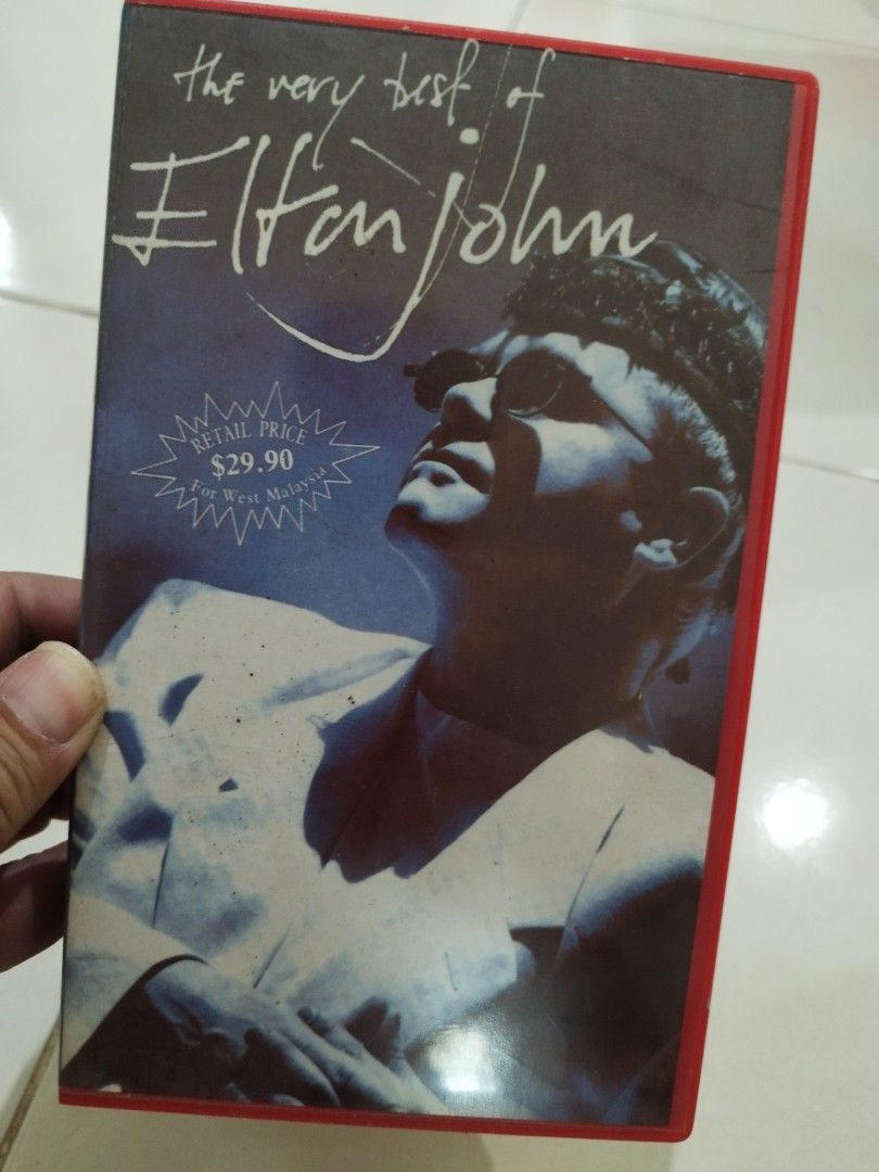 Elton John Official Polygram Malaysia Vhs, Hobbies & Toys, Music & Media, CDs & DVDs on Carousell