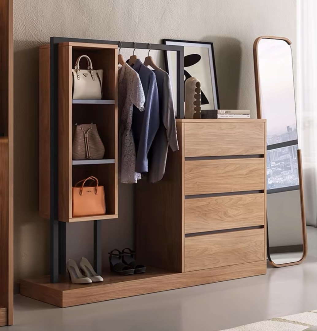 GEROZ Modern Open Concept Wardrobe, Furniture & Home Living, Furniture ...