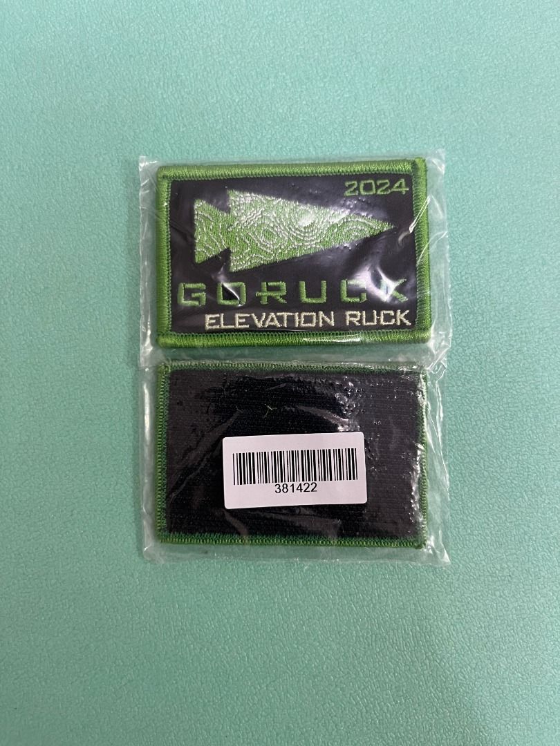 Goruck Patch - Elevation Ruck 2024, 興趣及遊戲, 旅行, 旅遊 - 旅行必需品及用品 - Carousell