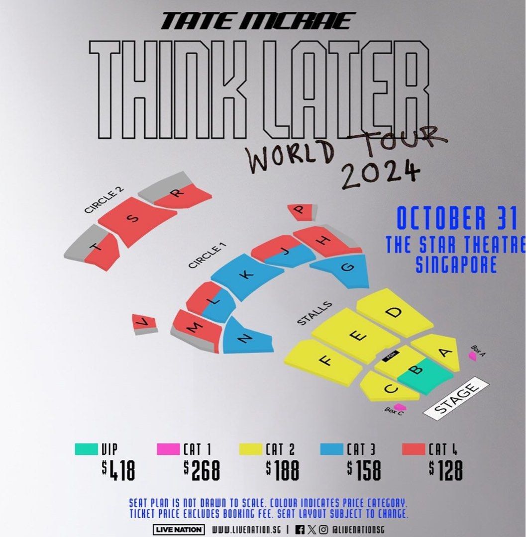 [HTB] Tate McRae: THINK LATER TOUR in Singapore, Lifestyle Services ...