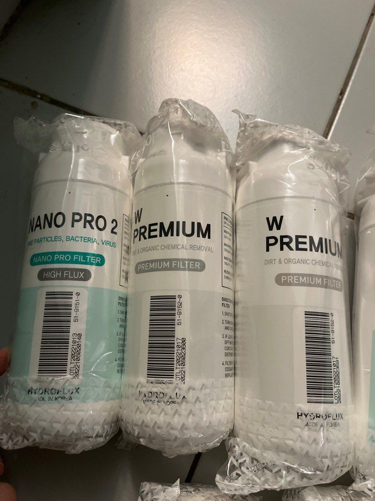 Hydroflux Nami water dispenser filter 1 set, TV & Home Appliances ...