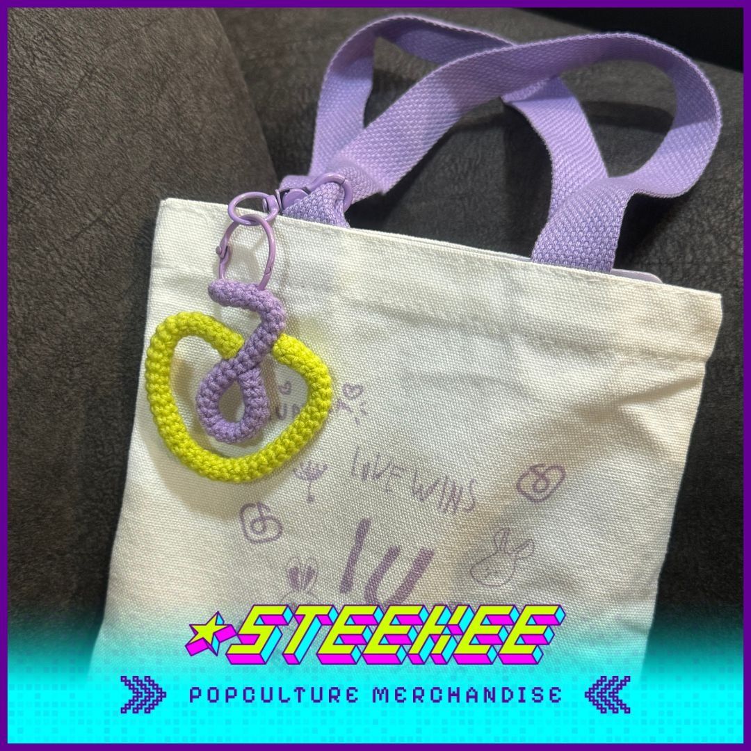 IU Merchandise Fan-Made Canvas Tote Bag, Hobbies & Toys, Collectibles ...