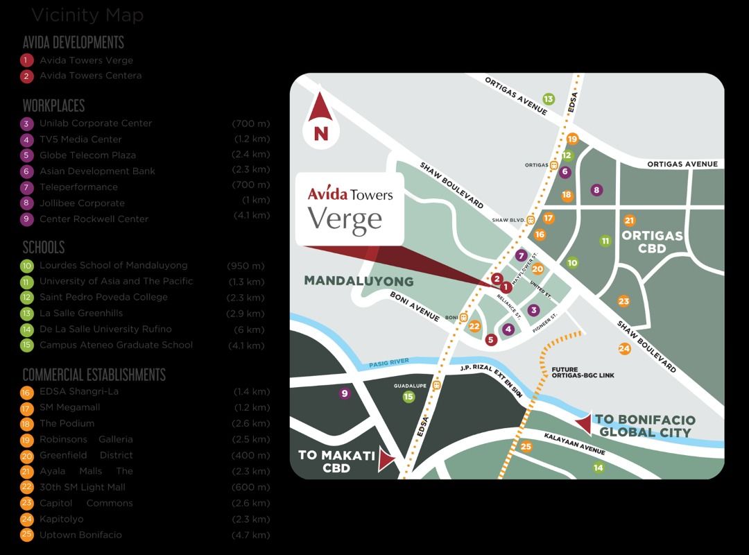 JR 1 BEDROOM FOR SALE in Avida Towers Verge, Mandaluyong, Property, For Sale, Apartments ...