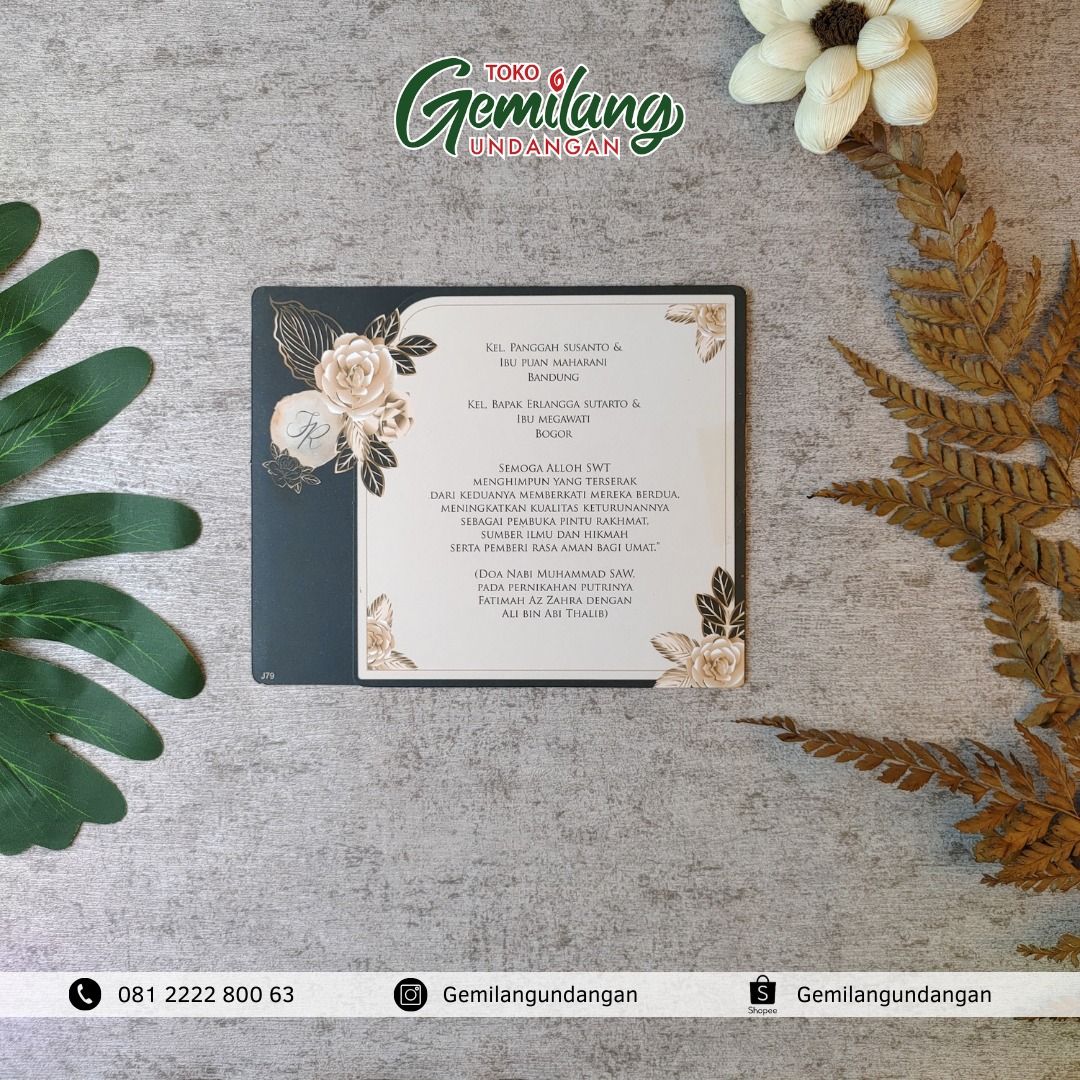 Juragan Blangko Undangan Pernikahan Jago 79 di Ketapang Lampung Selatan ...