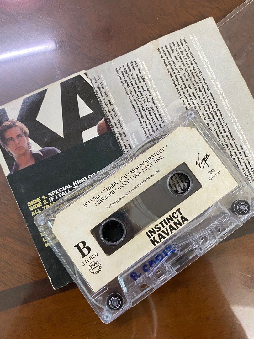 KAVANA INSTINCT - Philippines Original Music Album Cassette Tape - Used ...