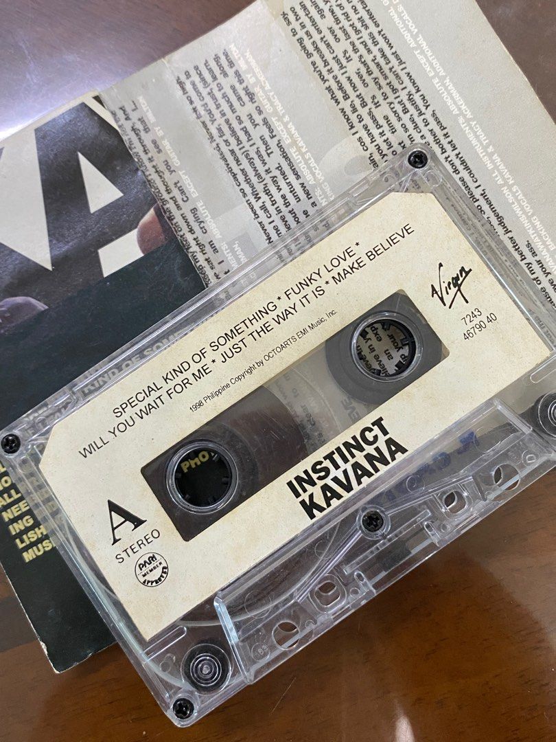 KAVANA INSTINCT - Philippines Original Music Album Cassette Tape - Used ...