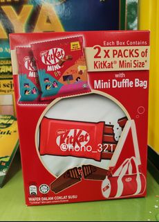 Kit Kat Mini Duffle Bag (Red Color), Women's Fashion, Bags & Wallets ...