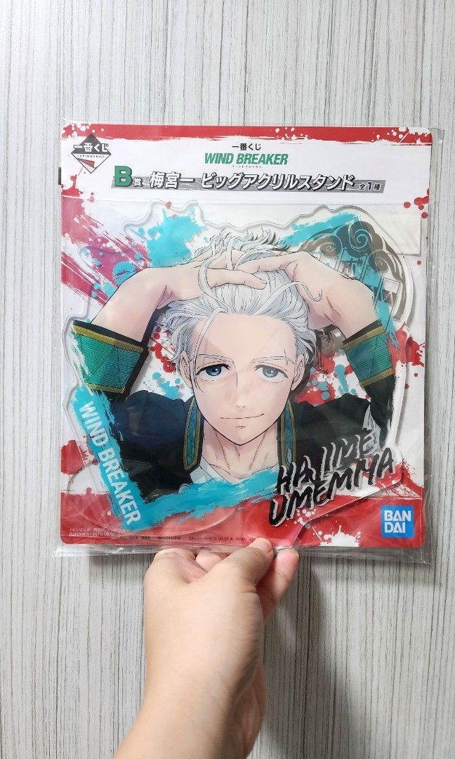 Kuji - WIND BREAKER Prize B Umemiya Hajime Standee, Hobbies & Toys ...
