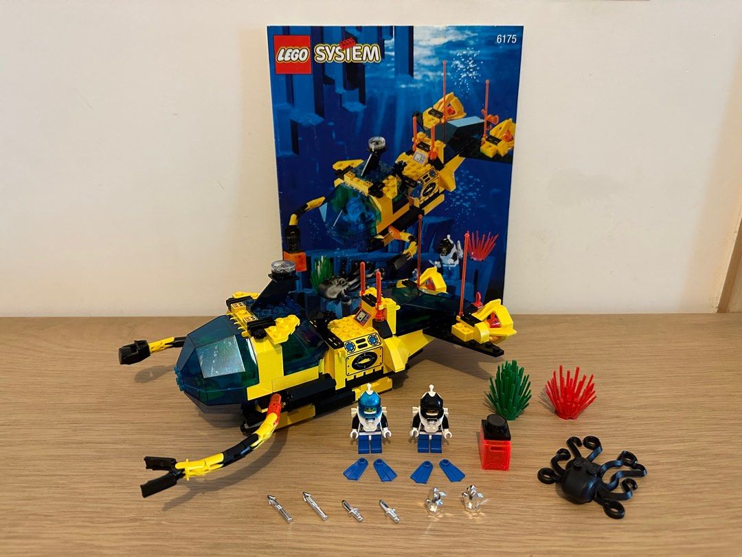 Lego 6175 Aquazone Aquanauts Crystal Explorer Sub 海底探險 潛水員 水晶探索潛水艇, 興趣及 ...