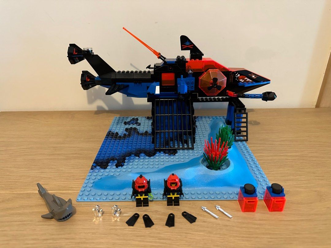 Lego 6190 Aquazone Aquasharks Shark’s Crystal Cave 海底探險 海鯊 水晶洞穴, 興趣及遊戲 ...