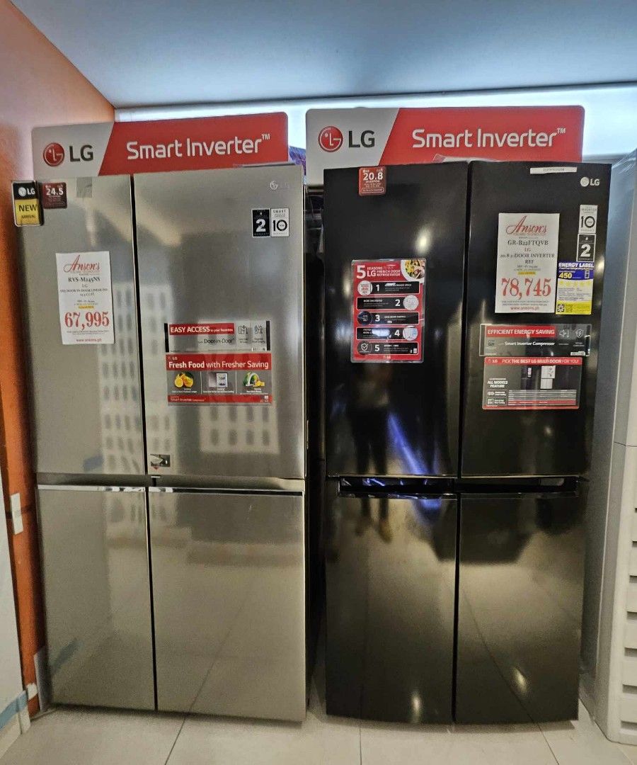 LG SIDE BY SIDE REFRIGERATOR, INVERTER AND NO FROST, TV & Home ...
