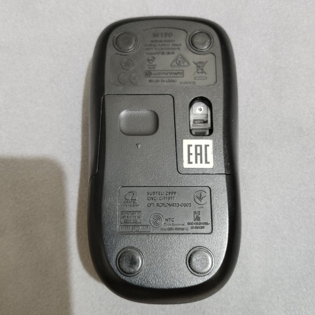 LOGITECH: Wireless Keyboard K220 & Mouse M150 BLACK, Elektronik, Bagian ...