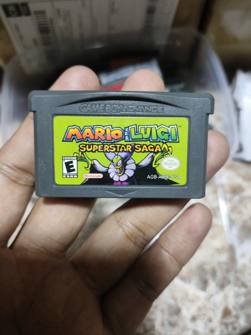 Mario & Luigi Authentic GBA Gameboy Advance Game, Video Gaming, Video ...