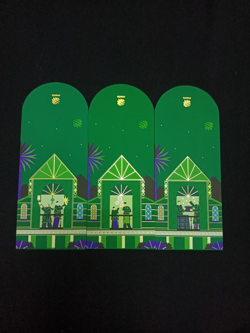 Maxis 2024 Sampul Raya / Raya Packet, Hobbies & Toys, Stationery ...