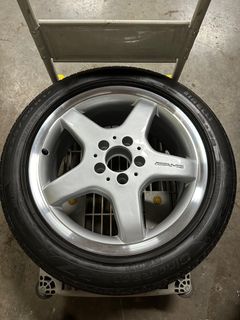 18‘ Original Mercedes AMG staggered sport rim 5x112, Car Accessories ...