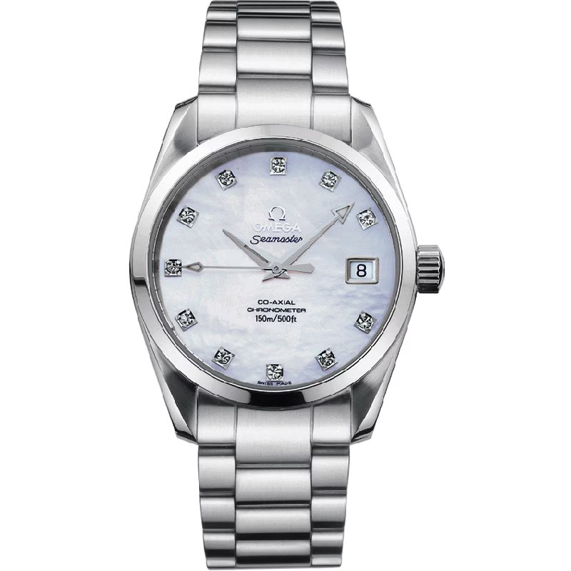 Omega Aqua Terra Mother Of Pearl Dial Ref : 25047500, Luxury, Watches ...