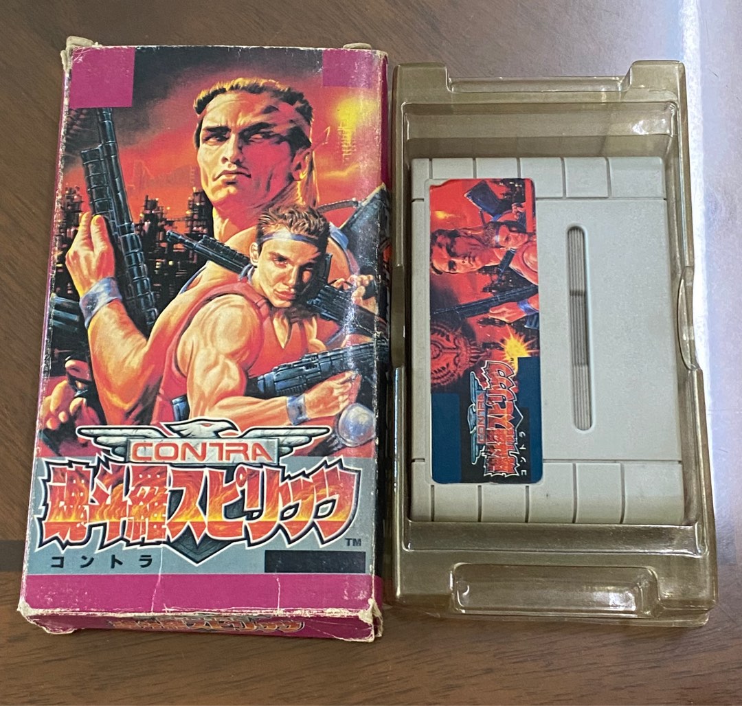 Original Famicom: CONTRA - Video Game Cartridge (Made in Japan) Vintage ...