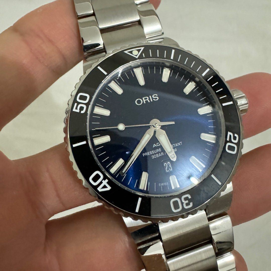 Oris Aquis 43.5mm, Men's Fashion, Watches & Accessories, Watches on ...