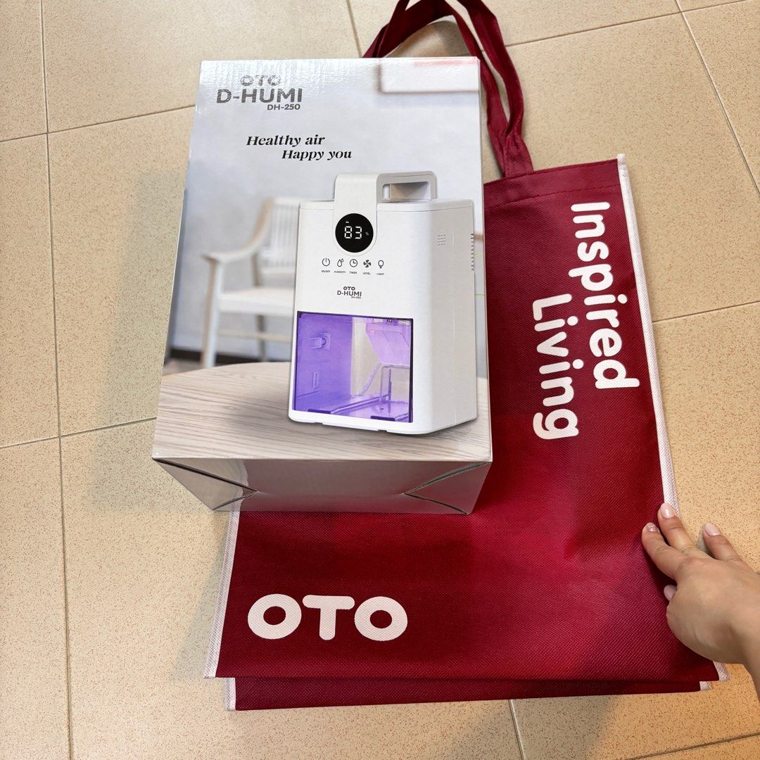OTO D-Humi Dehumidifier DH-250 (1 year warranty) (Pickup at HDB in ...