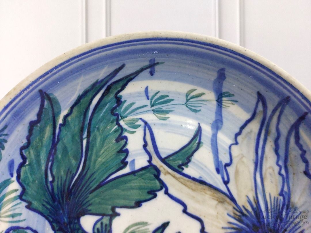 Pajangan Piring Antik Keramik Porselen Ikan Mas Koki Butterfly Vintage ...