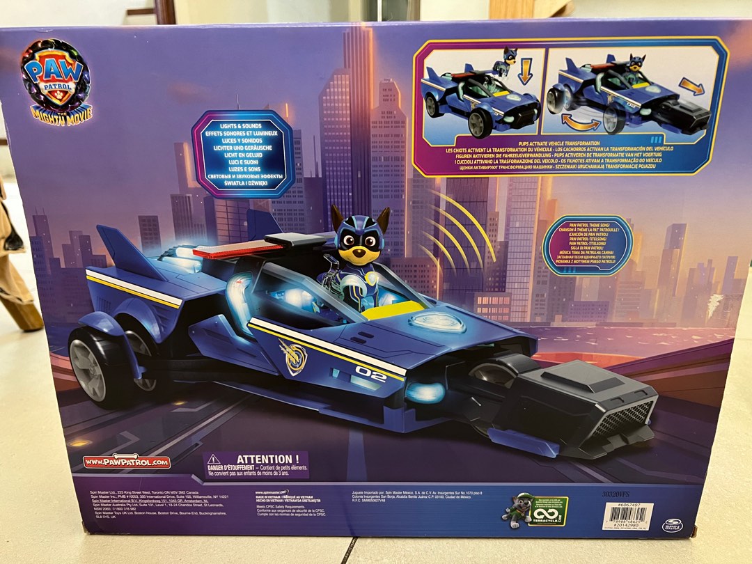 Paw Patrol Chase mighty transforming Cruiser, Hobbies & Toys, Toys ...