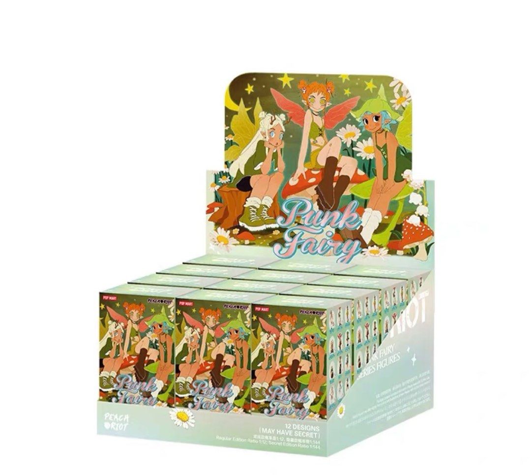 PEACH RIOTS PUNK FAIRY SERIES POPMART / FULL SET / SINGLE BLIND BOX ...