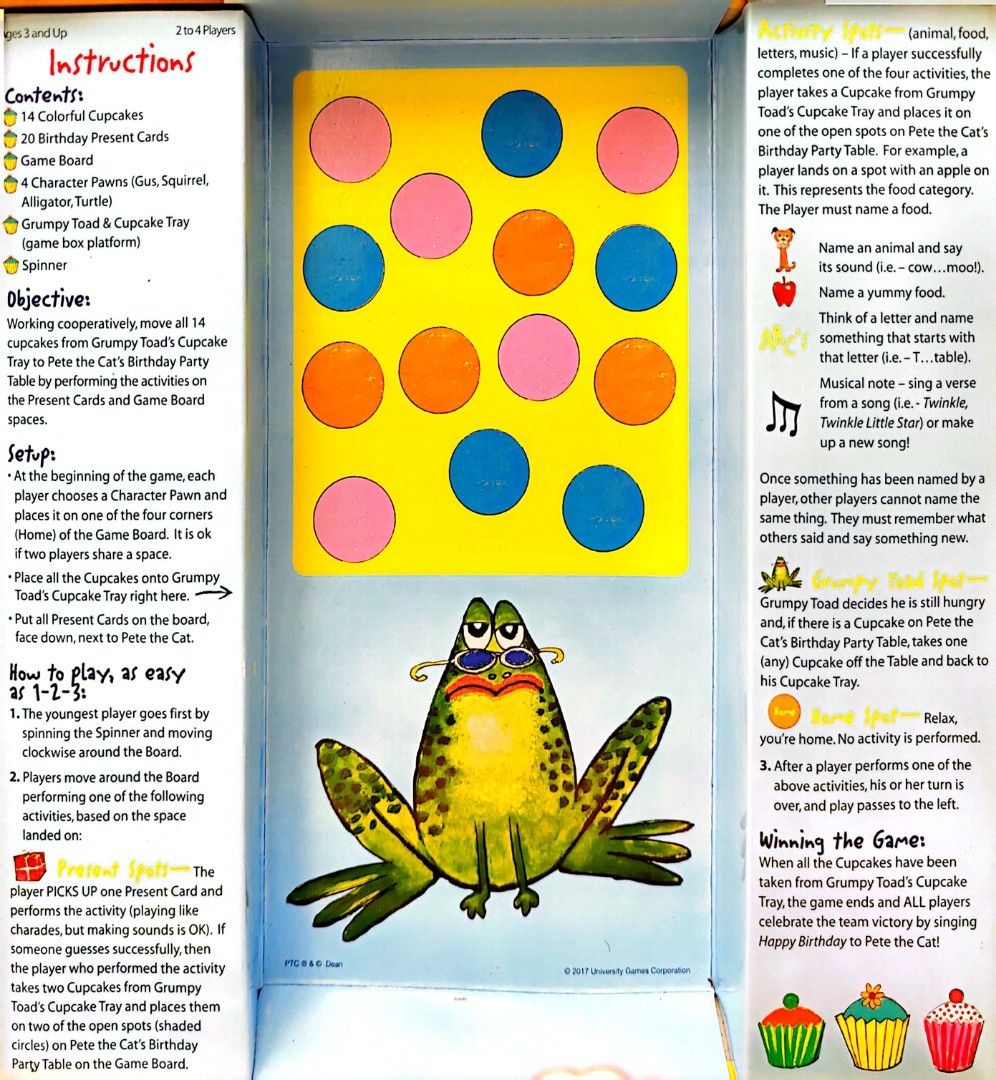 Pete The Cat The Missing Cupcakes Game (C06), Babies & Kids, Infant ...