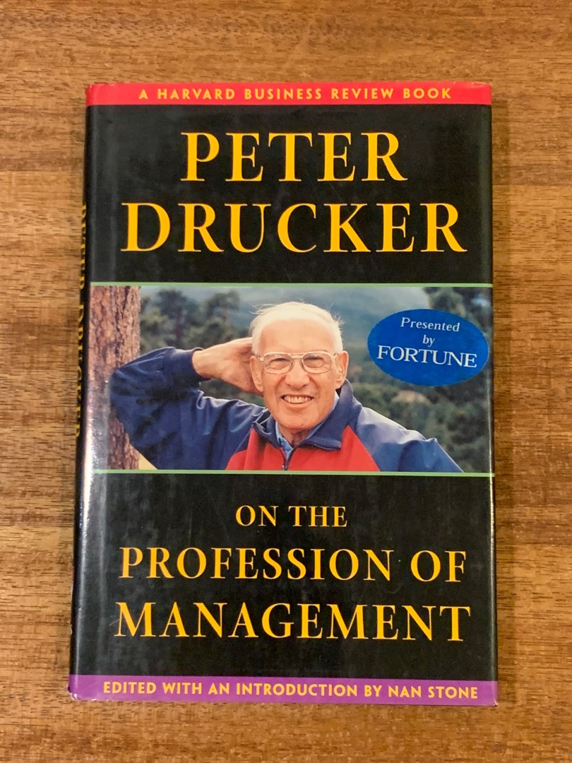 PETER DRUCKER ; ON THE PROFESSION OF MANAGEMENT, Hobbies & Toys, Books ...