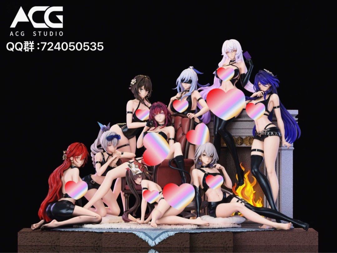 [PO] ACG Studio - Honkai: Star Rail Nine Female Group - StatuesGK [FREE SHIPPING], Hobbies ...