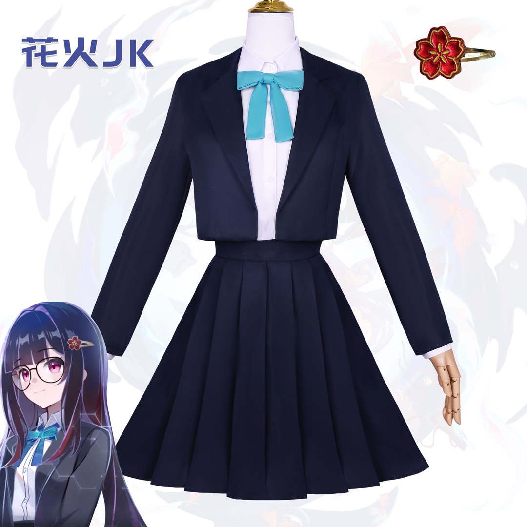 [PO] HSR Sparkle Hanabi Seifuku Uniform Cosplay Honkai Star Rail ...