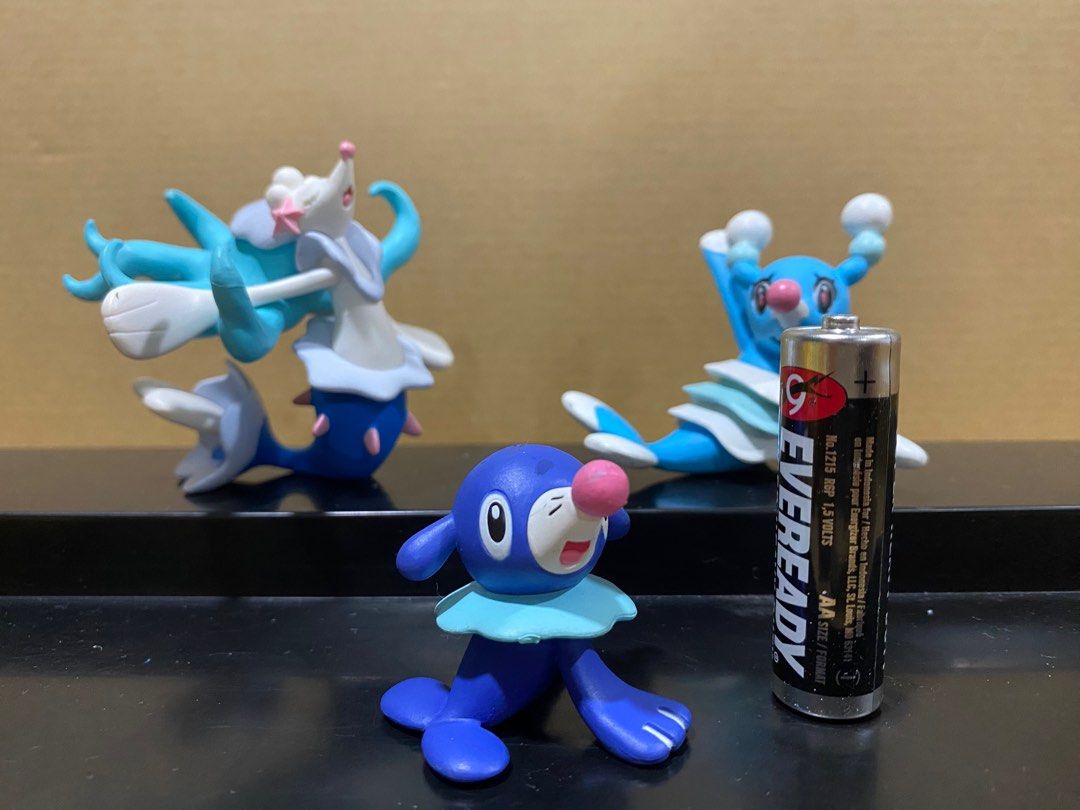 Pokemon Tomy Popplio Evolution line figure, Hobbies & Toys, Toys ...