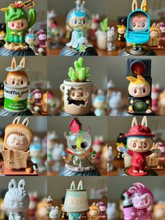 BNIF Popmart Labubu The Monster Almost Hidden Sculpture, Hobbies & Toys ...