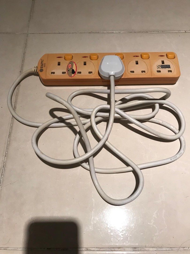 Power Extension cord, TV & Home Appliances, Electrical, Adaptors ...