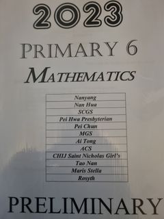 Actual Standard / Foundation PSLE Past Year Papers 2023 to 2020 PSLE ...
