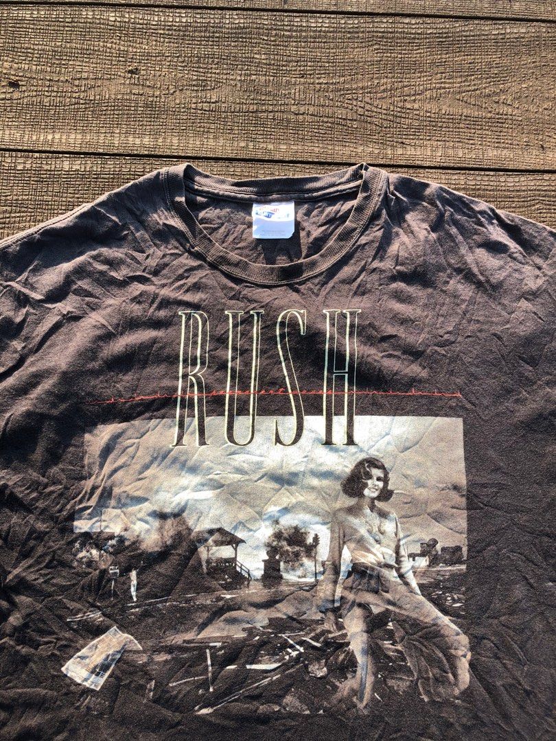 Rush band tee y2k, Men's Fashion, Tops & Sets, Tshirts & Polo Shirts on ...