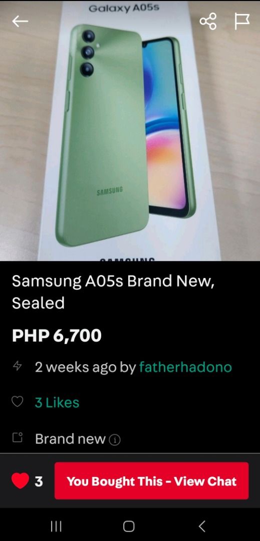 Samsung Galaxy A05s 3weeks Old Unlocked complete with Freebies, Mobile ...
