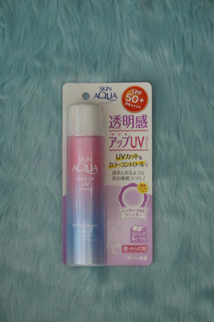 Skin Aqua Tone Up UV Spray SPF50+ PA++++ (sunscreen spray), Beauty ...