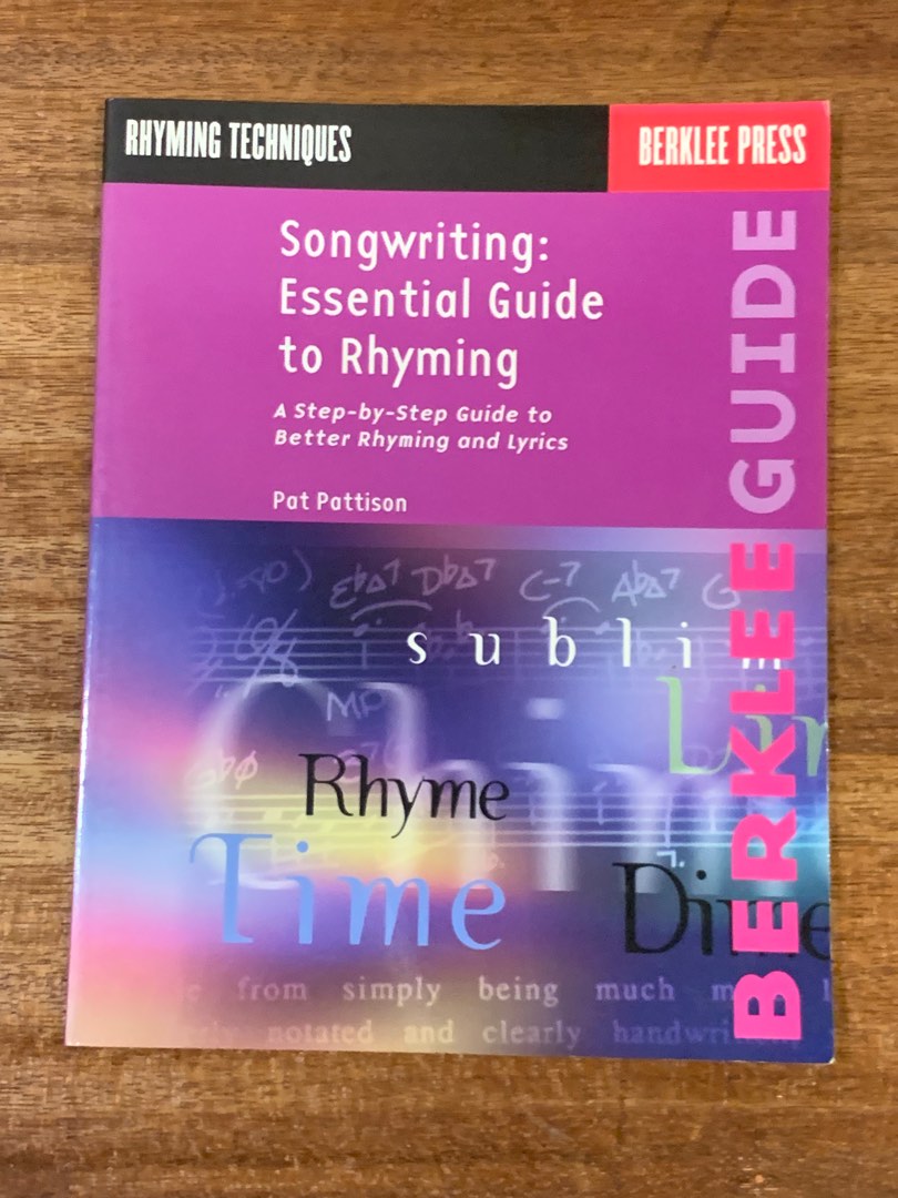 Songwriting: Essential Guide to Rhyming A Step-by-Step Guide to Better ...