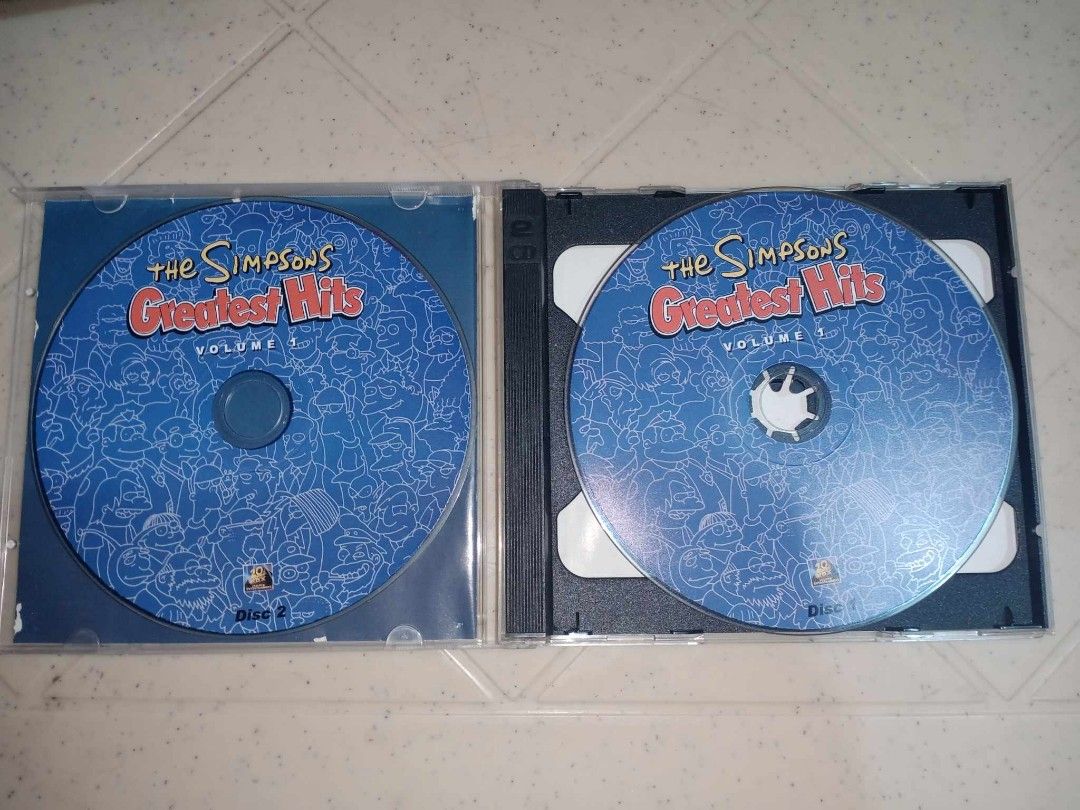 The Simpsons Greatest Hits Video CD VCD Cartoon TV Show Vintage ...