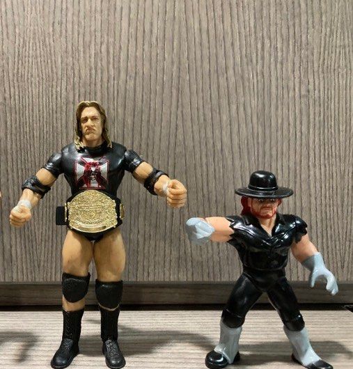 Triple H Vintage HHH The Undertaker Hasbro Titan Sports Jakks Mattel ...